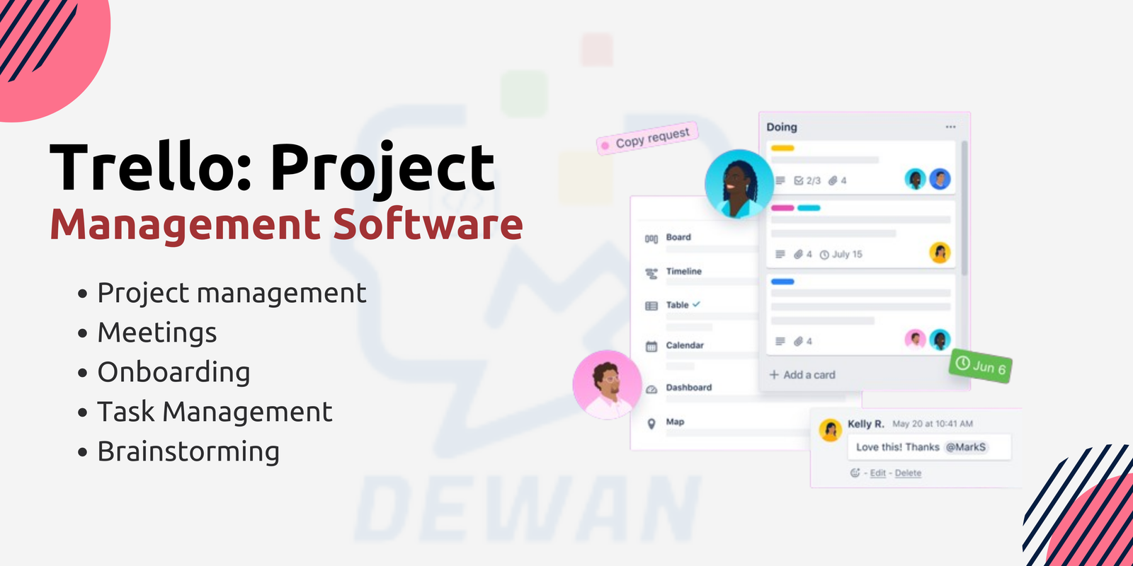 Trello Project Management • Dewan Codes